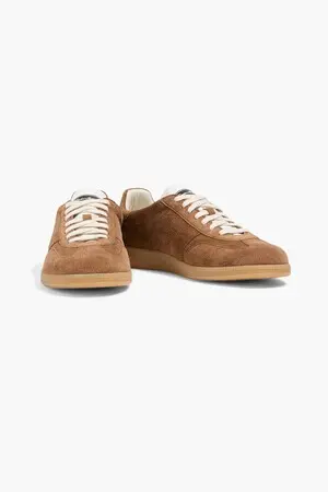 Santoni Suede Sneakers - Camel