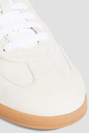 Santoni Dbs Olympic Pebbled-leather Sneakers