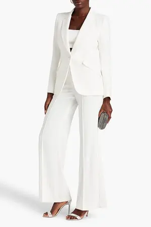 Alexander McQueen Crepe Blazer - White