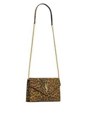 Saint Laurent Cassandre Envelope Chain Wallet