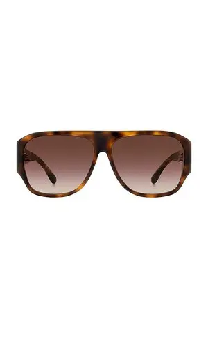 Isabel Marant Square Frame Sunglasses - Havana  Brown  & Pink