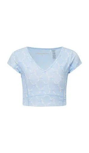 LoveShackFancy Tween Cherrily Top