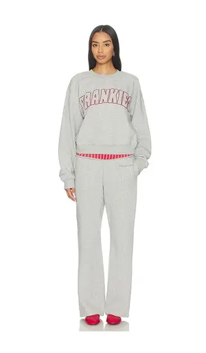Frankies Bikinis Travel Day Crewneck Pullover