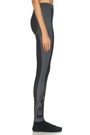 SKIMS Ski First Layers Legging - Obsidian Winter Fairisle