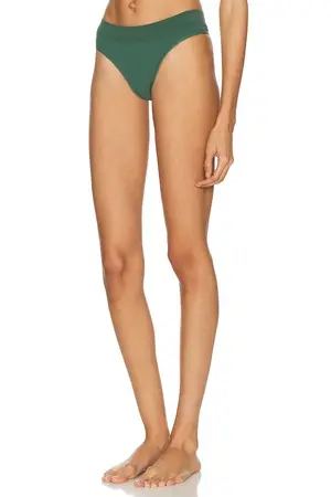 LDMA Low Hide Thong - Forest Green