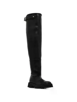 Fiorucci Buckle Strap Over-the-knee Boots