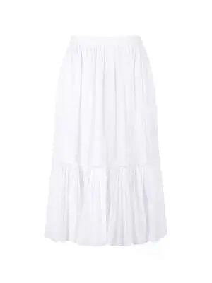 JIL SANDER Ruffled Tiered Skirt