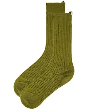 Comme Si Merino Chunky Socks - Moss