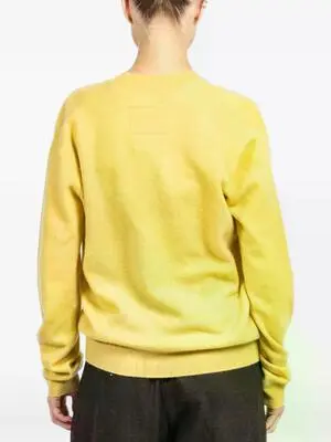 Frenckenberger Johnny V-neck Sweater - Yellow