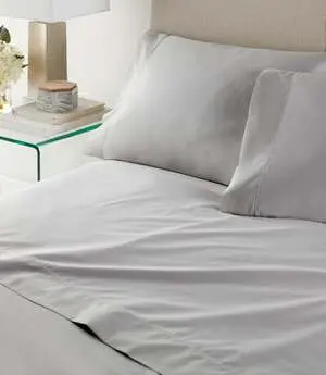 PEACOCK ALLEY Nile Sheet Set Light Gray