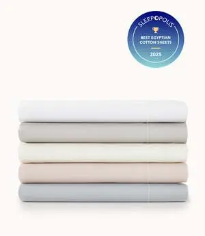 PEACOCK ALLEY Nile Sheet Set - Misty Blue