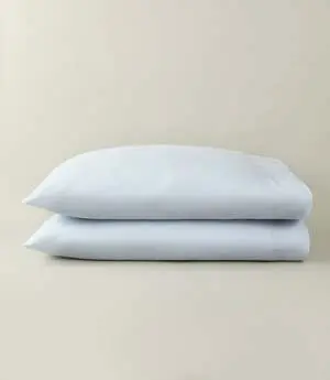 PEACOCK ALLEY European Washed Linen Pillowcases - Sky