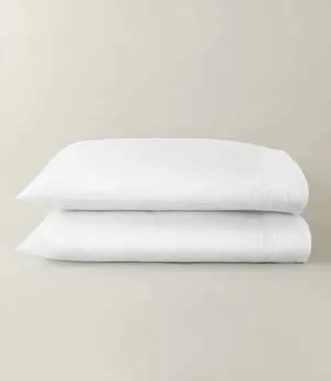 PEACOCK ALLEY European Washed Linen Pillowcases - Sky