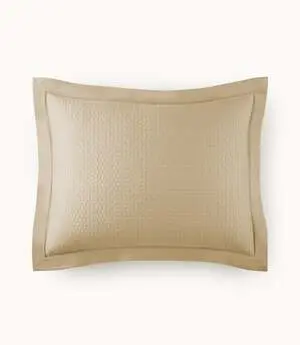 PEACOCK ALLEY Hamilton Quilted Sham - Camel
