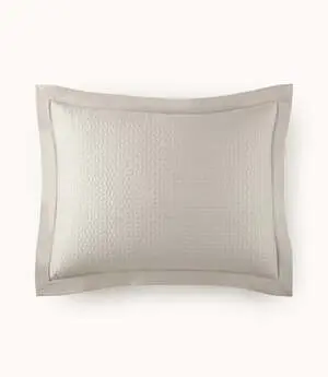 PEACOCK ALLEY Hamilton Quilted Sham - Pearl