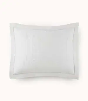 PEACOCK ALLEY Hamilton Quilted Sham - Pearl
