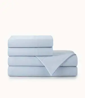 PEACOCK ALLEY Clara Sateen Sheet Set Blue