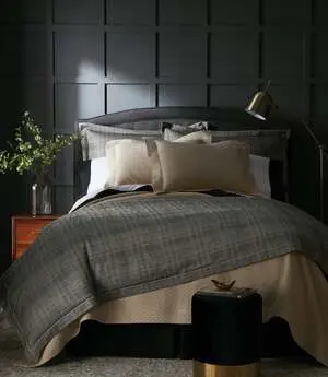PEACOCK ALLEY Biagio Jacquard Duvet Cover - Azure