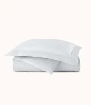 PEACOCK ALLEY Virtuoso Sateen Duvet Cover - Ice