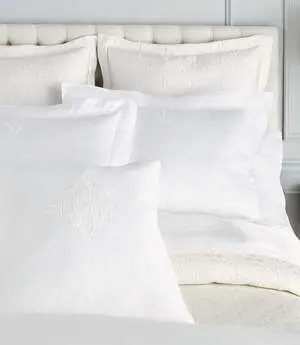 PEACOCK ALLEY Lyric Percale Sham - Ice