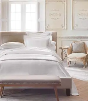 PEACOCK ALLEY Montauk Matelassé Coverlet - Barely Blue