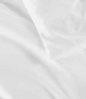 PEACOCK ALLEY Lyric Percale Duvet Cover - Ice