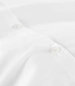PEACOCK ALLEY Lyric Percale Duvet Cover - Ice