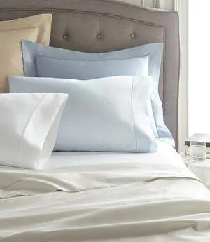 PEACOCK ALLEY Soprano Sateen Sham Barely Blue