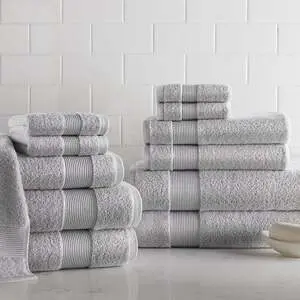 PEACOCK ALLEY Liam Essential Bath Towel Bundle - Navy