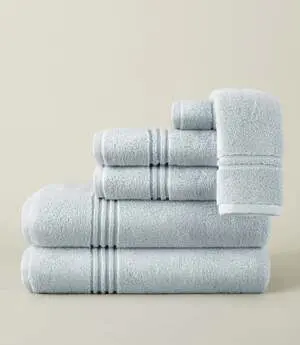 PEACOCK ALLEY Chelsea Plush Bath Towel Bundle - Mist