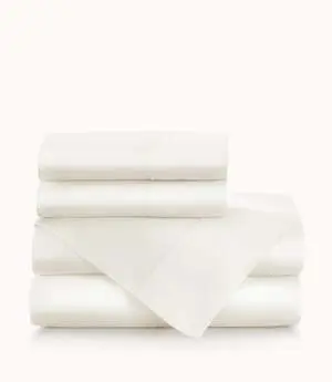 PEACOCK ALLEY Boutique Sheet Set Off White - Ivory