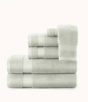 PEACOCK ALLEY Diamond Towel Set - Sage