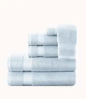 PEACOCK ALLEY Diamond Towel Set - Sage