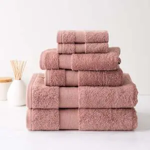 PEACOCK ALLEY Plush Turkish Towel Set - Blue