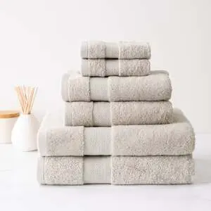 PEACOCK ALLEY Plush Turkish Towel Set - Oat