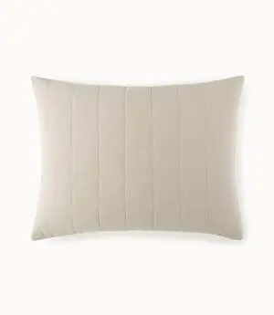 PEACOCK ALLEY 4 Square Quilted Sham - Denim