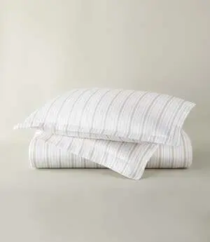 PEACOCK ALLEY Classic Printed Duvet Set - Shelby Stripe