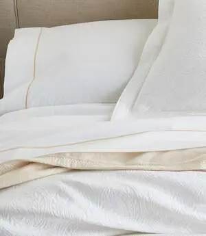PEACOCK ALLEY Soprano Ii Sateen Pillowcases - Sky