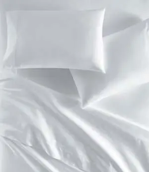 PEACOCK ALLEY Virtuoso Sateen Pillowcases - Platinum