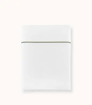 PEACOCK ALLEY Soprano Ii Sateen Flat Sheet - Thyme
