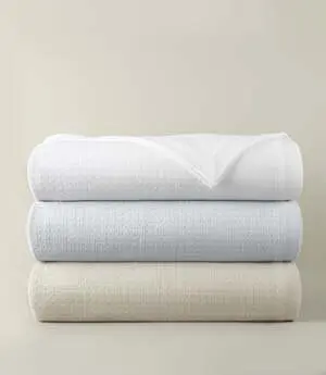 PEACOCK ALLEY Newport Blanket - Platinum