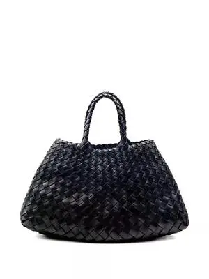 Dragon Diffusion Small Santa Croce Woven Tote Bag - Black