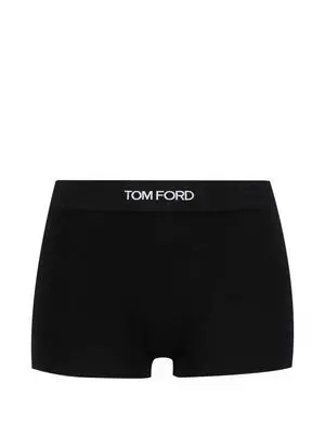 TOM FORD Logo-waistband Boxers - Black