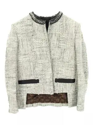 LOUIS VUITTON 2010s Tweed Jacket - Grey