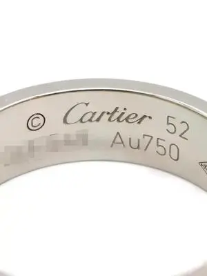 CARTIER 18k White Gold Love Ring