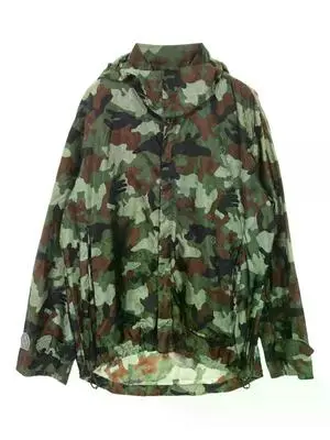 LOUIS VUITTON 2000s Camouflage Hooded Windbreaker