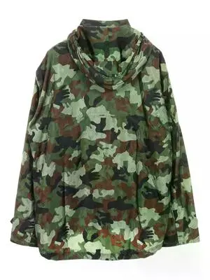 LOUIS VUITTON 2000s Camouflage Hooded Windbreaker