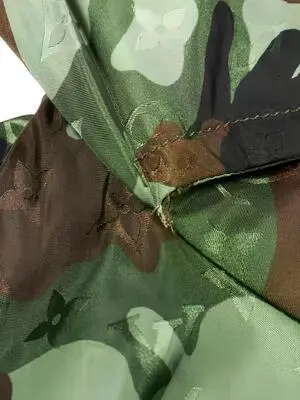 LOUIS VUITTON 2000s Camouflage Hooded Windbreaker