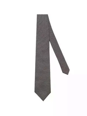 TOM FORD Patterned Neck Tie - Black