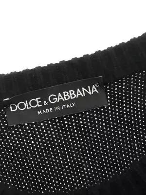 Dolce & Gabbana Embroidered Crew-neck Sweater